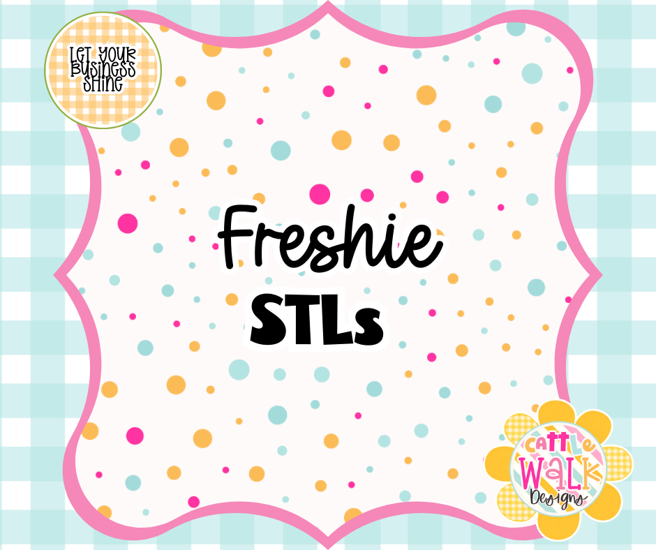 Freshie Mold STL Files – cattlewalkdesigns