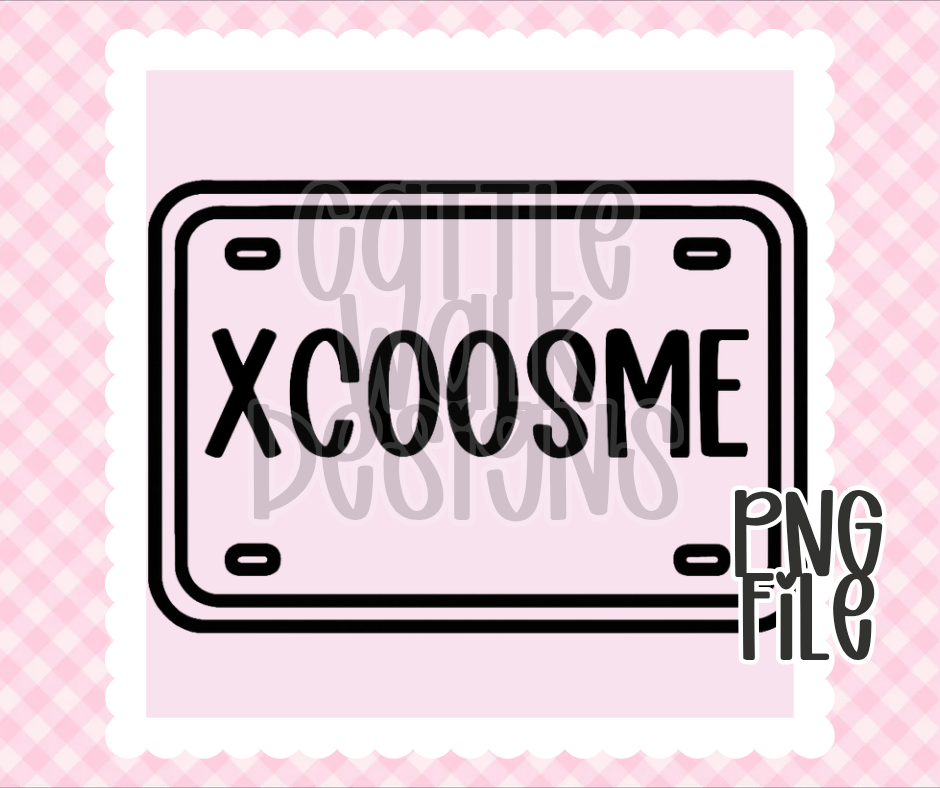 License Plate PNG Bundle | Bold Black & White Outline Designs | Freshi ...